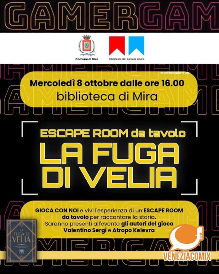 Escape Room da tavolo: LA FUGA DI VELIA